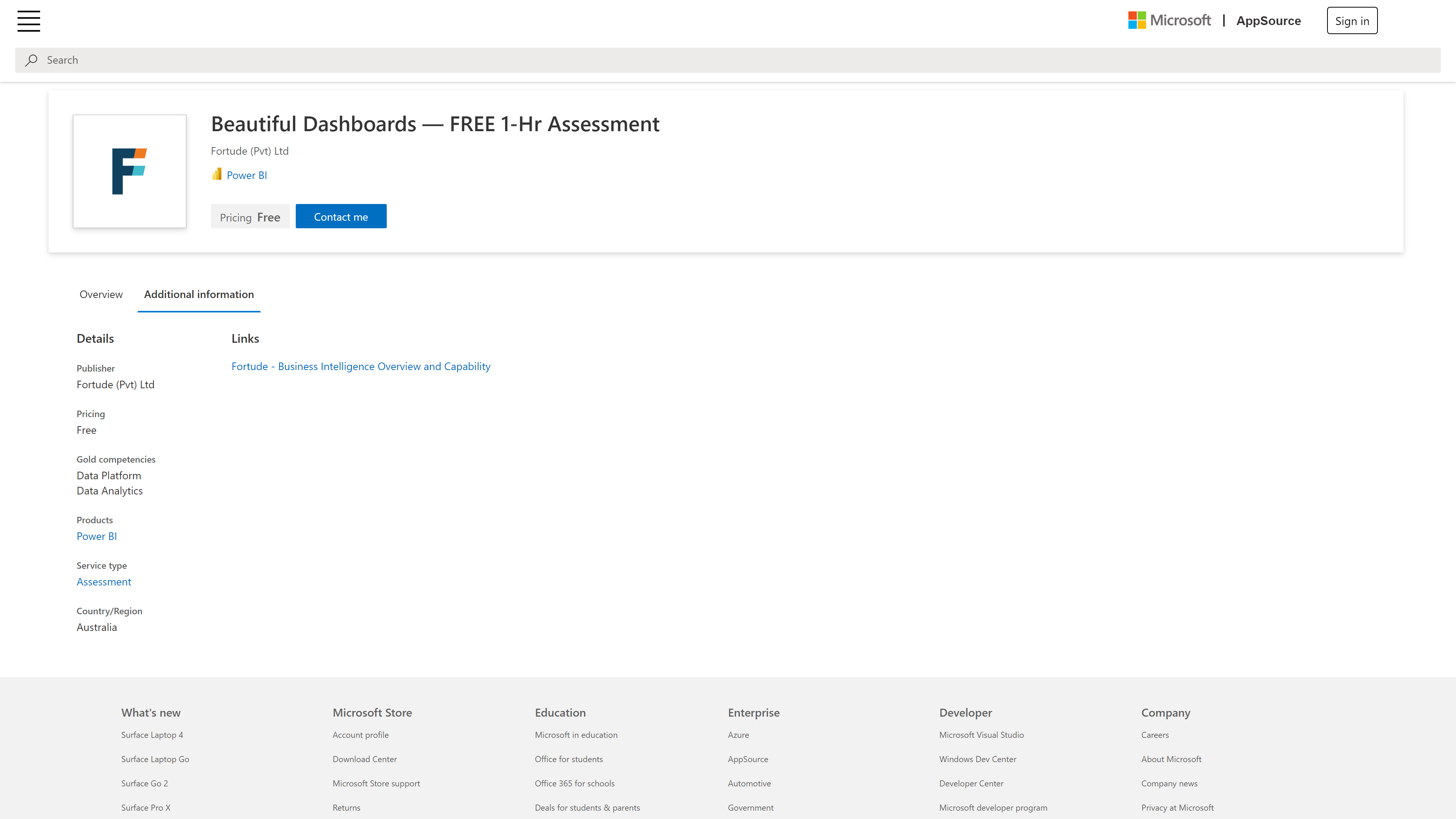 Consulting Services at AppSource – Intellint